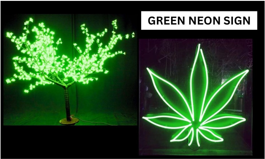 Creative Green Neon Sign Designs for Palm Trees - Mating Press