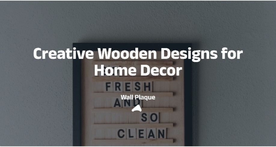Wall Plaque Creative Wooden Designs for Home Decor - Mating Press