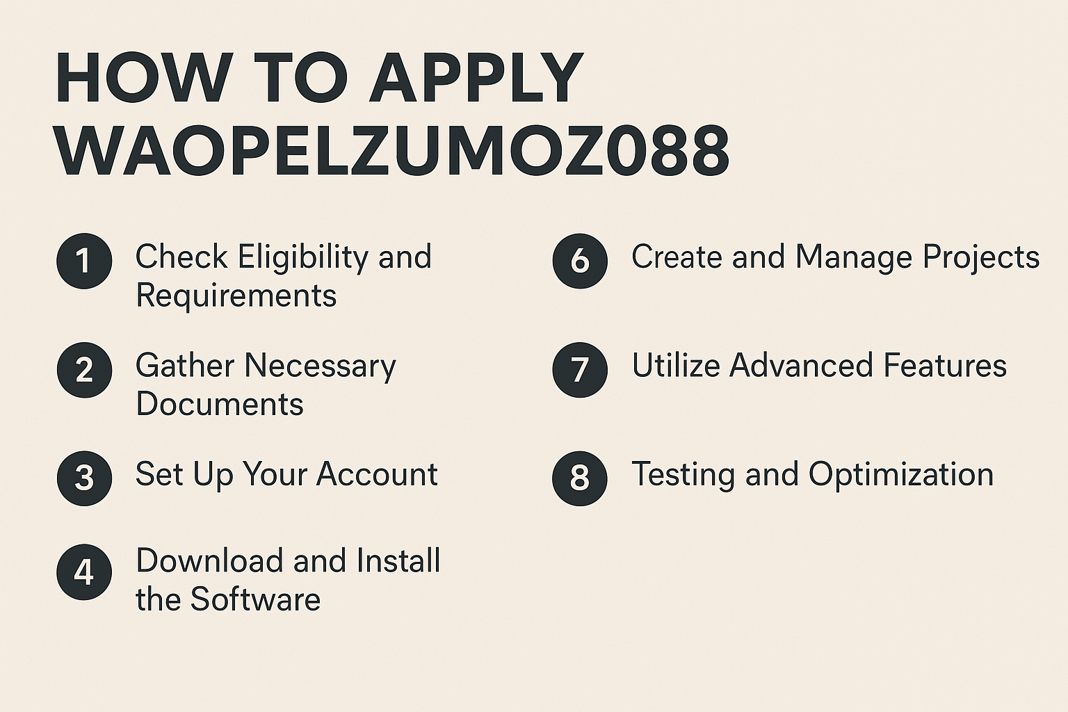 How to Apply Waopelzumoz088: Full Guide & Setup Explained