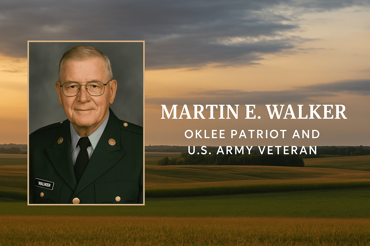 Martin-E-Walker-Oklee-U.S.-Army: A True American Patriot